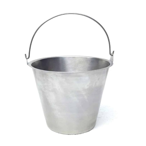 Cubeta para Hospital capacidad 12 Lt. acero inoxidable cal. 22 ...